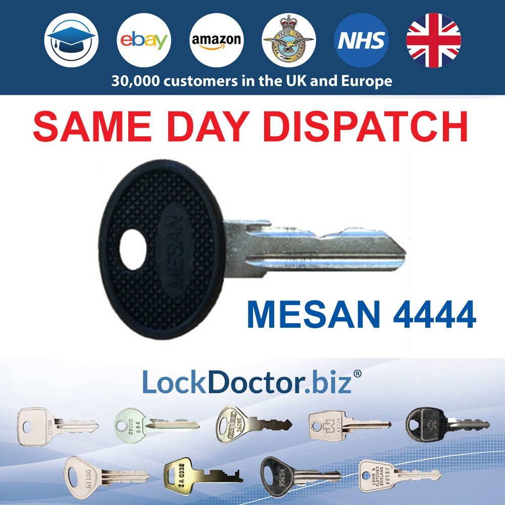 Mesan Steel Replacement Key For Utility Camlocks Mesan 4444 (Same Day ...