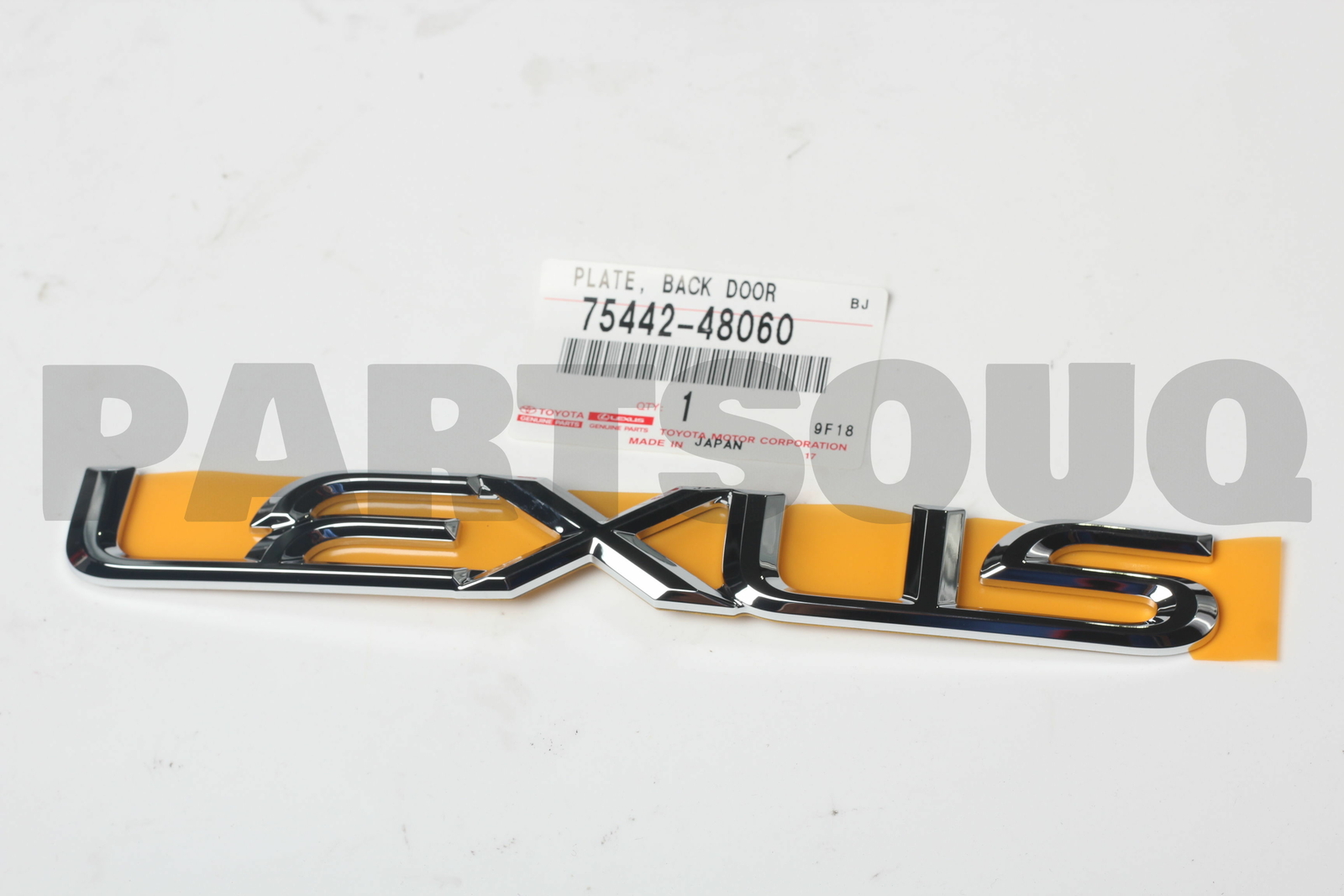 7544248060 Genuine Toyota PLATE, BACK DOOR NAME, NO.2 75442-48060 | eBay