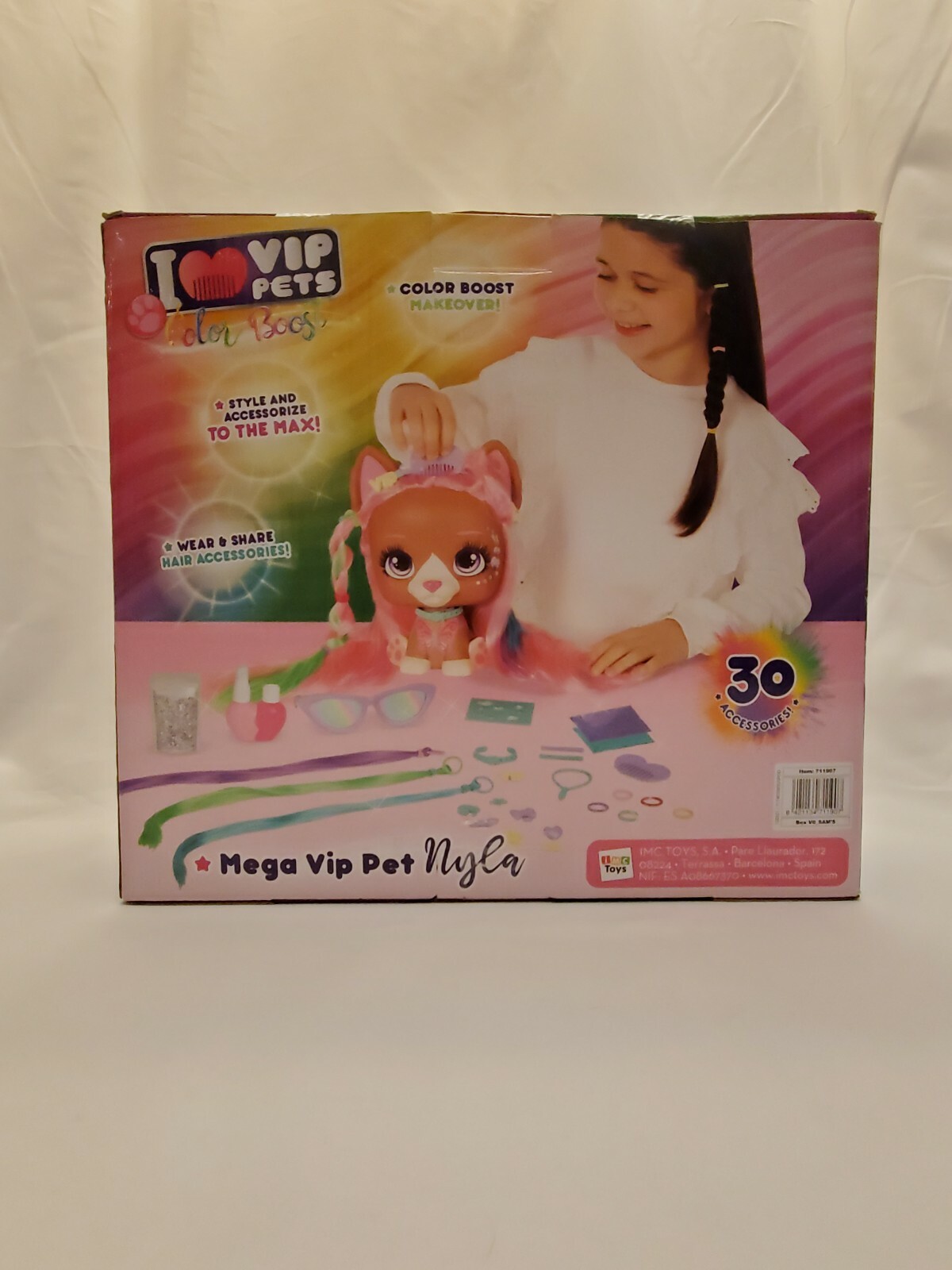 VIP Mega Pets Nyla Color Boost Styling Head IMC Toys 30+ Accessories ...