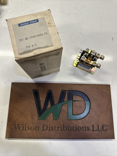Joslyn Clark Definite Purpose Contactor DC 7700-9000-73 75 AMP 72V | eBay