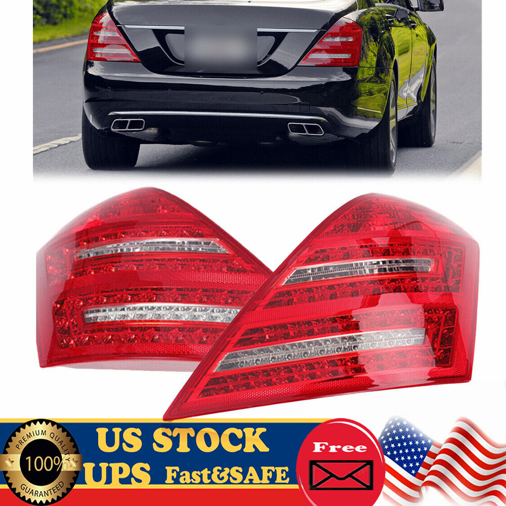 Pair For Mercedes Benz W221 2007-2009 S450 S600 Brake Lamps LED Tail ...