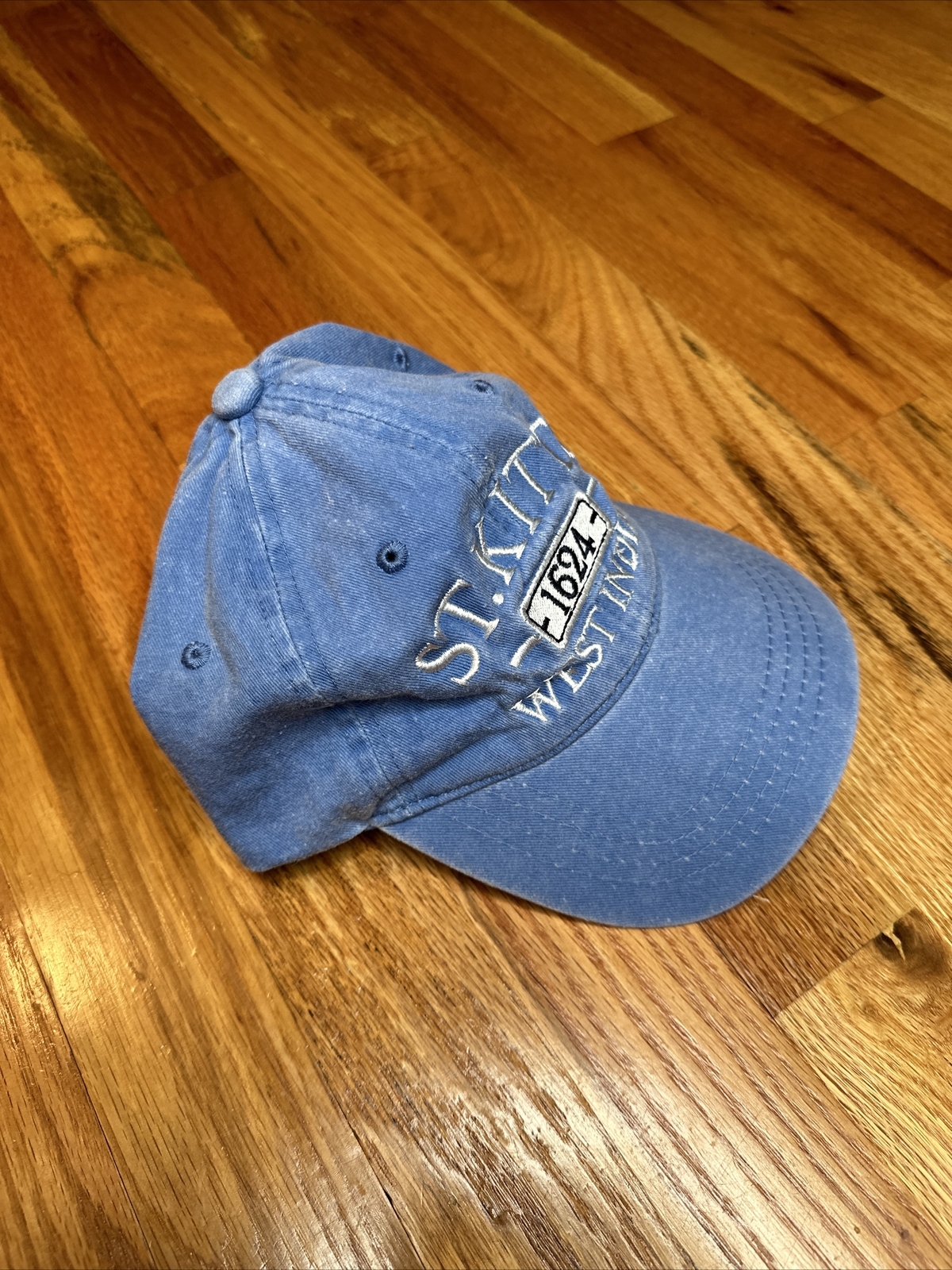 St. Kitts West Indies Adjustable Blue Strapback Hat Cap | eBay
