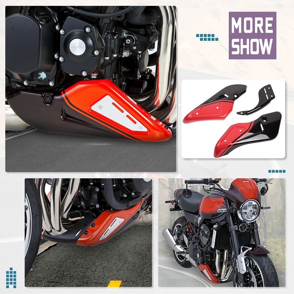 Engine Spoilers For Kawasaki Z 900 RS Cafe Skid Plates Belly Pan ...