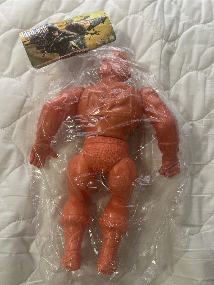 NEW mexican JUMBO MOTU HE MAN LOS AMOS MASTERS oversized 14" BLOW MOLD ...