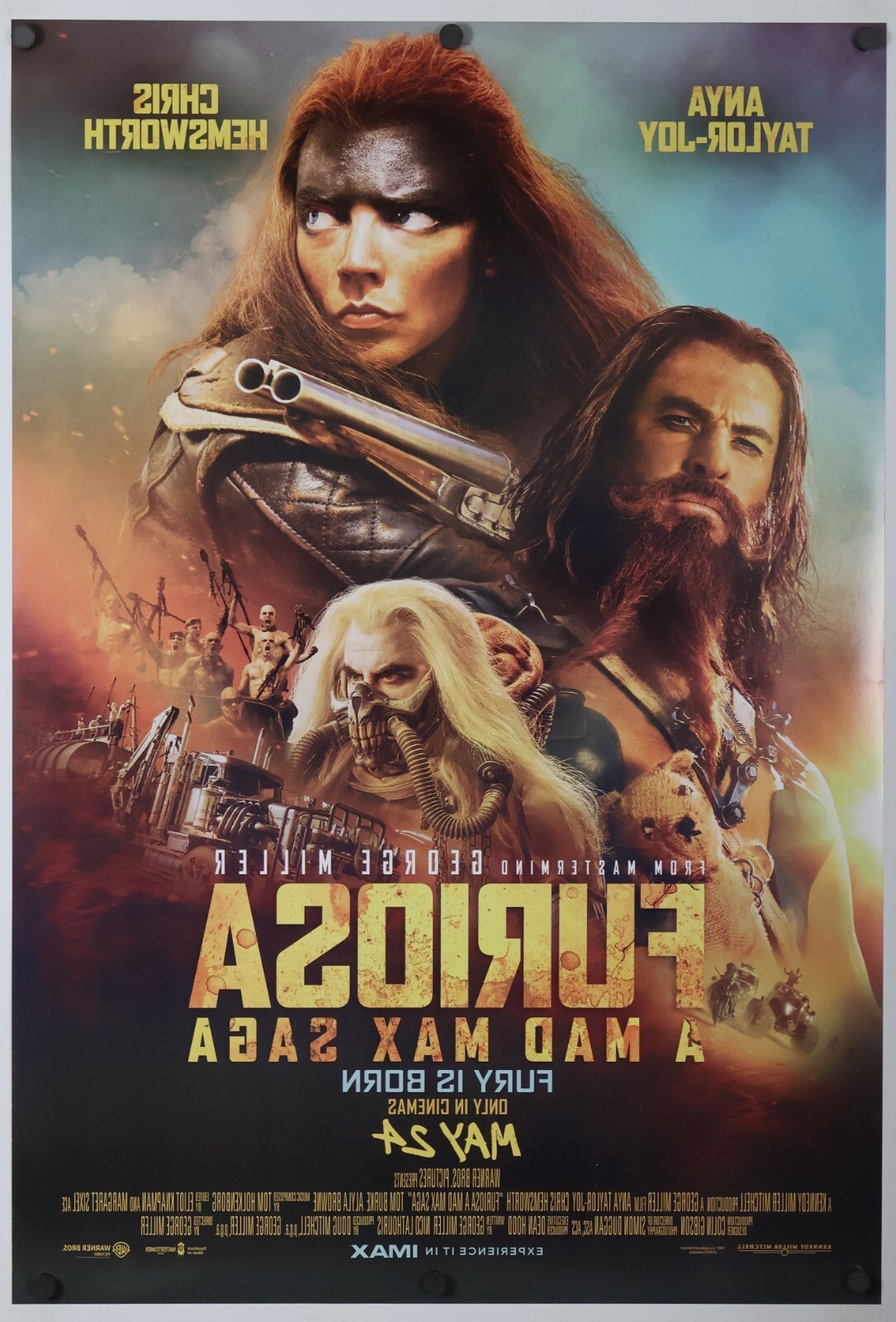 Furiosa Mad Max Saga original DS movie poster 27x40 D/S