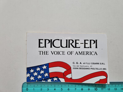 Epicure Epi Voice of America Sticker Autocollant Vintage 80s Original ...