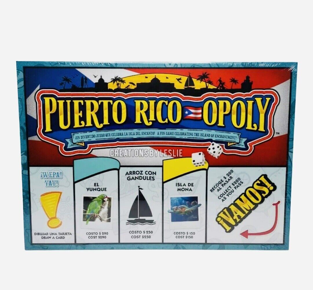 Puerto Rico Opoly Monopoly Board Game NEW Factory Sealed Fast Shipping ...
