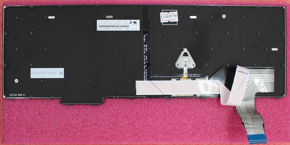 5N21K05004 - Lenovo ThinkPad P16s Gen 2 Keyboard US Black Backlit | eBay