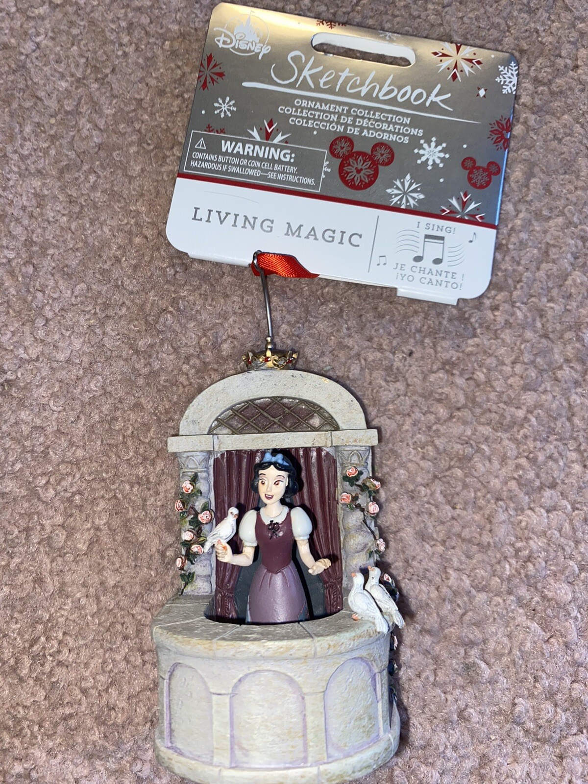 Disney Snow White Singing Living Magic Sketchbook Christmas Tree ...