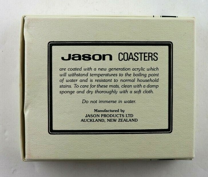 JASON Square Coasters Set of 4- New Zealand Australian Animals in ...