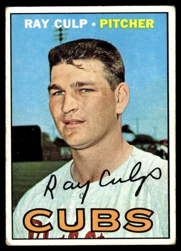1967 Topps Ray Culp #168 Chicago Cubs Baseball Card | eBay