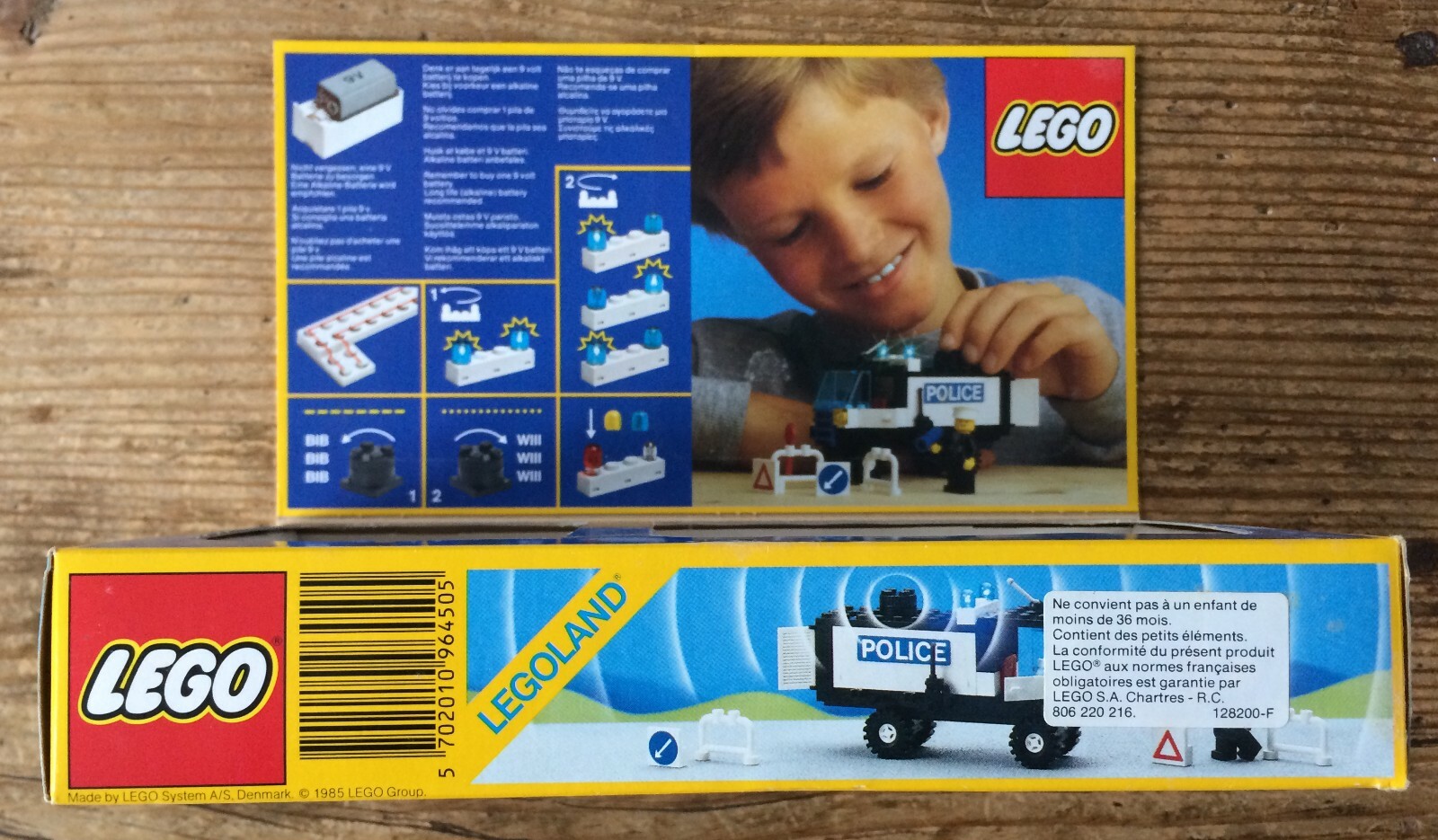 Lego 6450 Camion de police (1985). Boîte vide + notice. | eBay