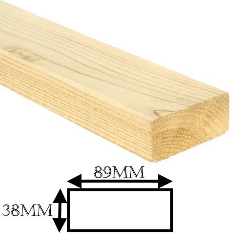 CLS Timber 3x2 4x2 Studwork 50x75 50x100 mm Wood Wall Studding Framing ...