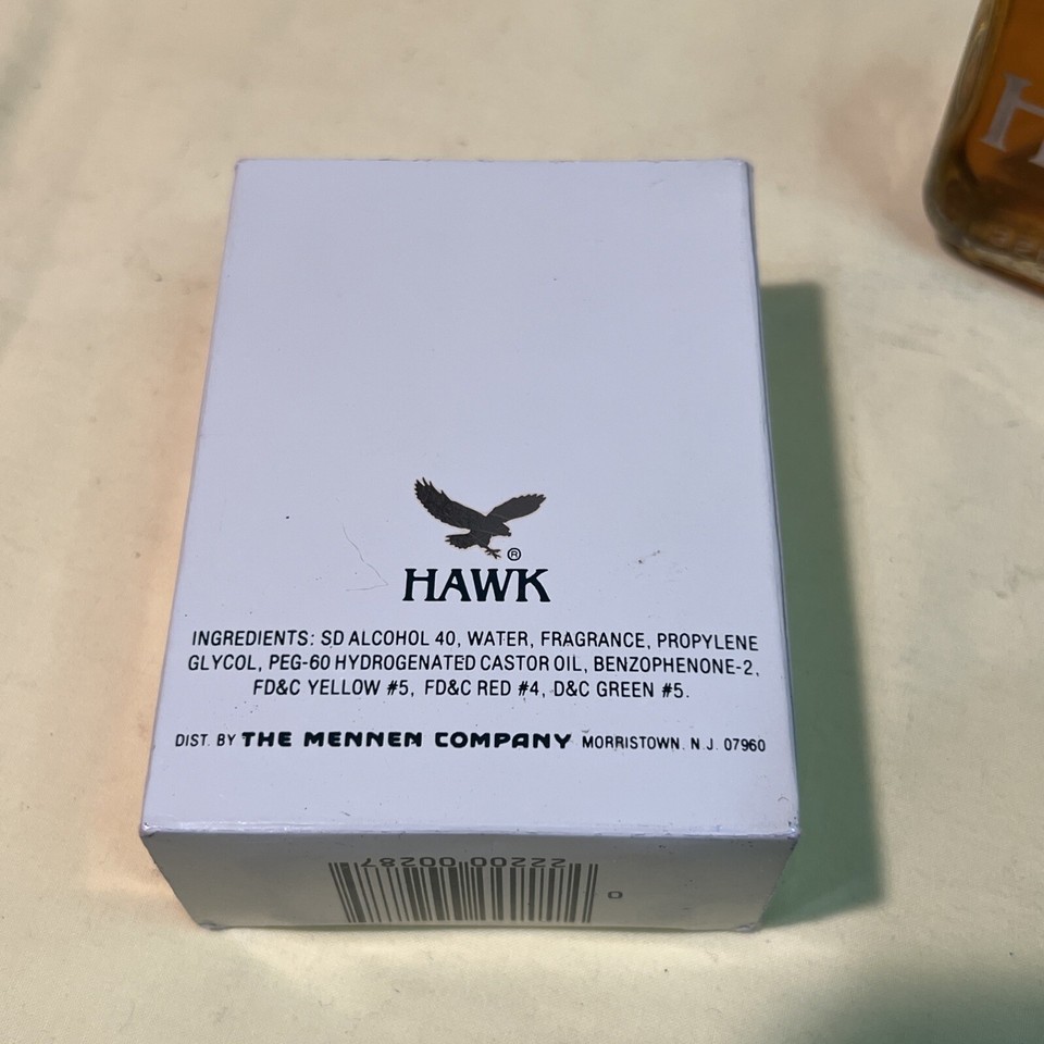 Vintage HAWK Cologne by Mennen with New with Box 3.2 FL. OZ | eBay