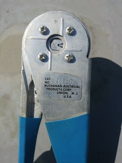 614430 Buchanan Crimp Tool Crimper for sale online | eBay