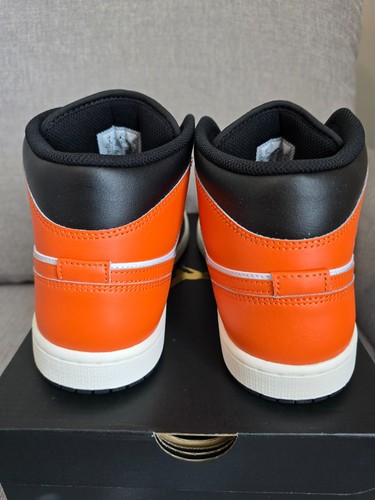Air Jordan 1 Mid Men's Starfish/White/Sail/Black Size 8m / 9.5w ...