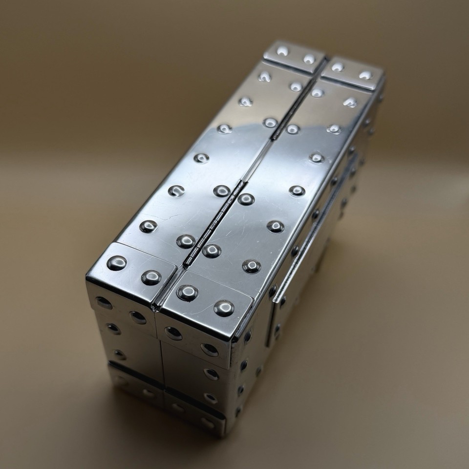 Vintage 1995 Oakley X Metal Vault Sunglasses Case Riveted Aluminum 6.5 ...