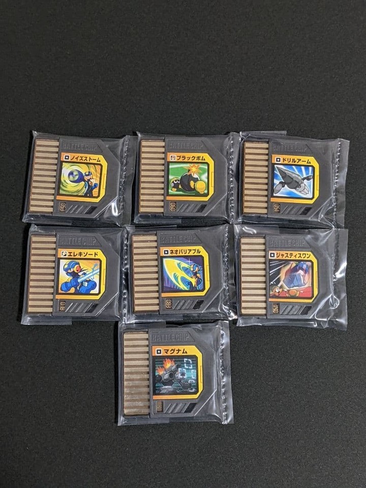 Mega Man Exe Battle Chips Set of 24 #0485f1 | eBay