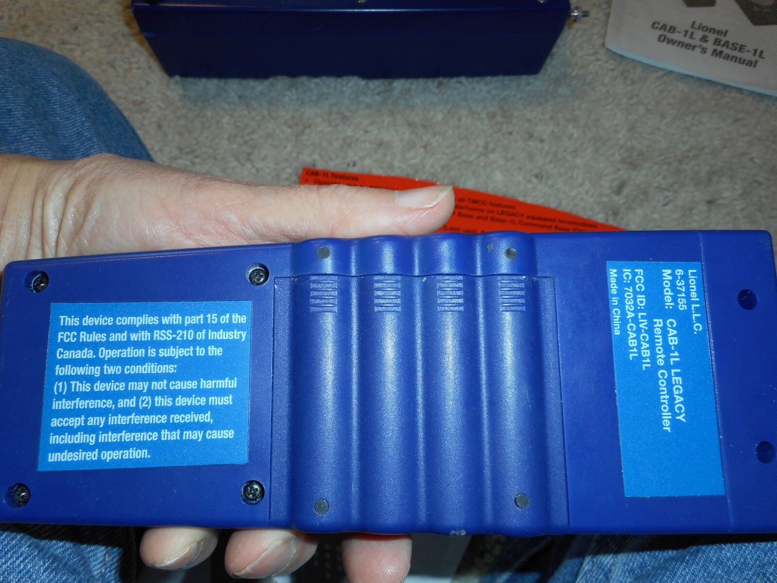 LIONEL CAB-1L & BASE-1L CONTROL UNIT | eBay