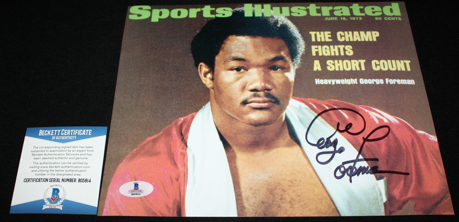 George Foreman Autographed Memorabilia | Signed Photo, Jersey ...