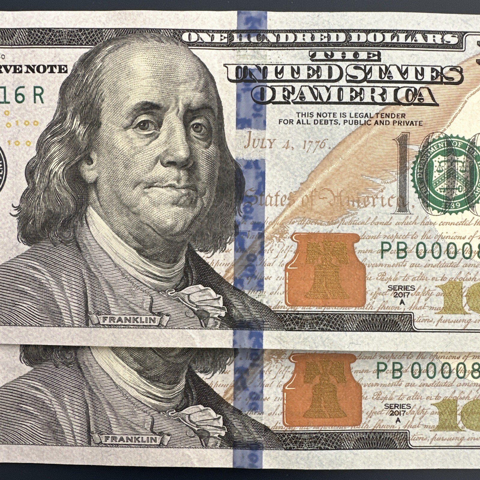 100 Dollar Bill Fancy Low Consecutive Serial Numbers 95 2 Very Cool 100-dollar-bill-fancy-low-consecutive-serial-numbers-95-2-very-cool