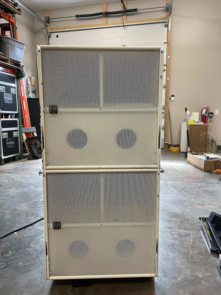 Complete Martin Audio Line Array System-4x W8LMD's, 2x WMX 18" Folded ...
