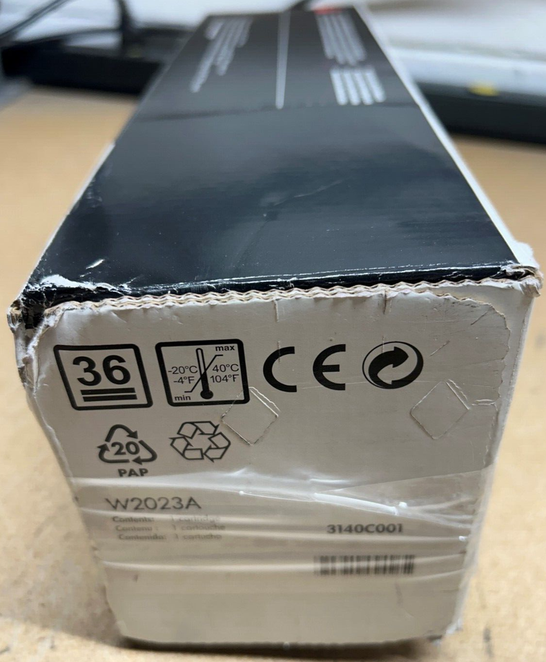 Genuine HP LaserJet W2023A / 414A Magenta Toner for M454, M455, MFP ...