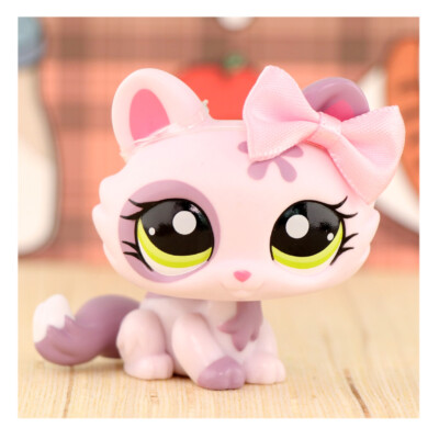 Pet Shop lps Purple Crouching Cat 1628 Kids Gift Girl Love Cute Toy ...