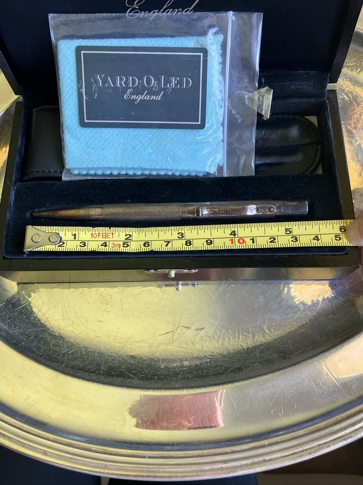 Yard-O-Led Deluxe 1261 Chevron Sterling Silver Ballpoint Pen | eBay