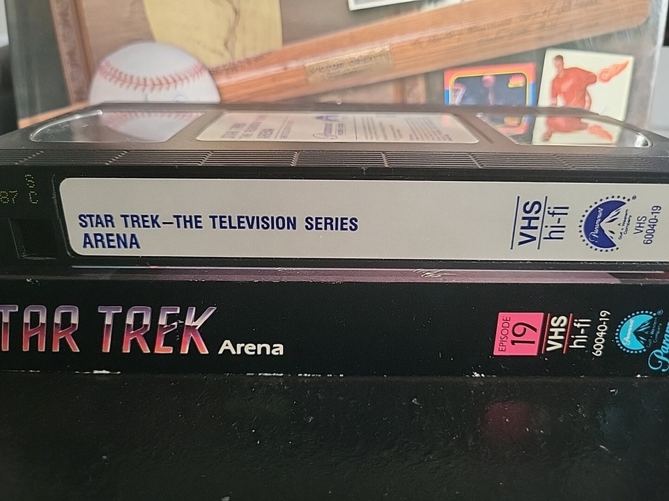 Star Trek Episode 19 "Arena" 1985 Uncut VHS William Shatner 🔥 | eBay