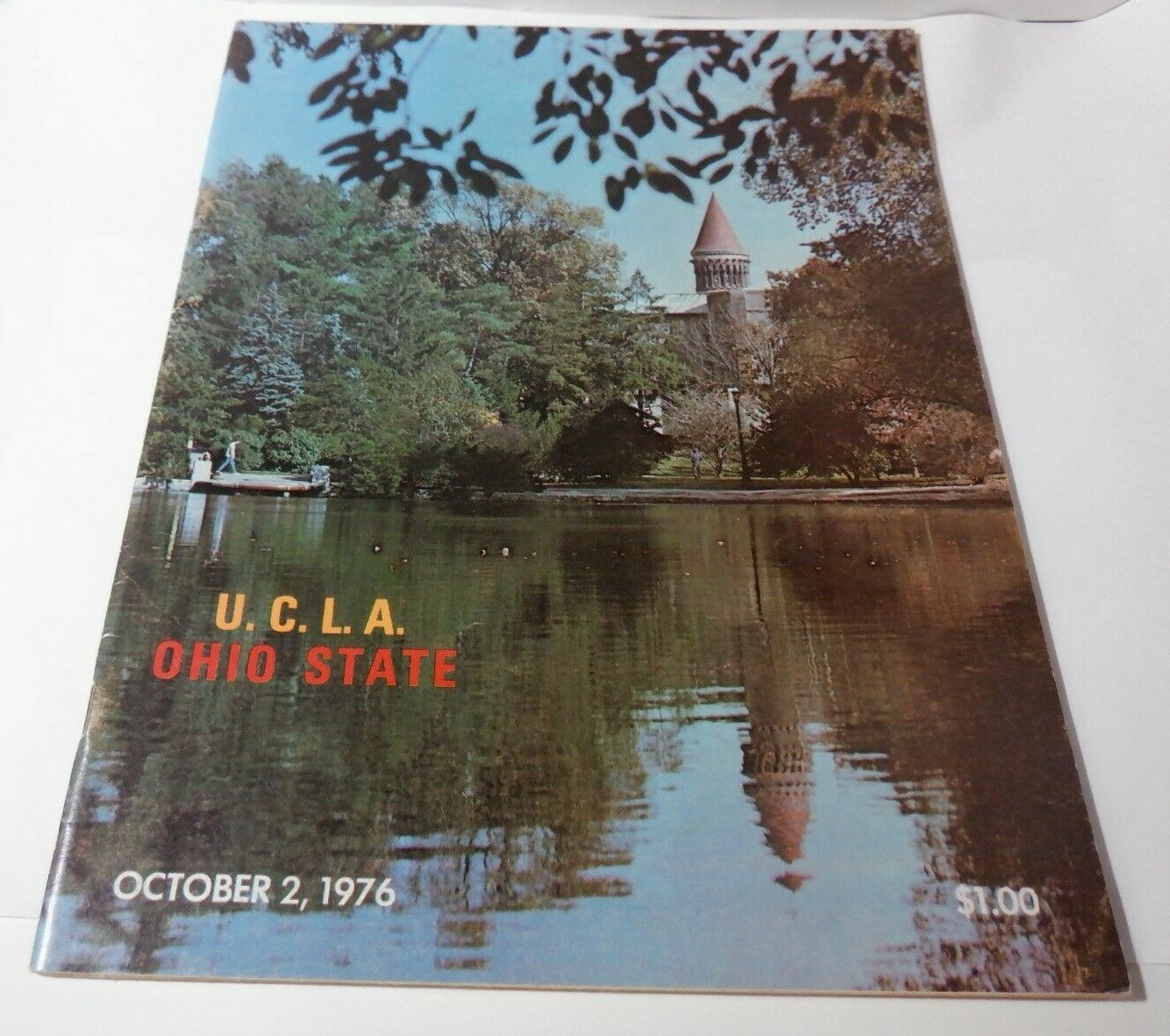 1976 OHIO STATE vs UCLA FOOTBALL GAME PROGRAM BUCKEYES BRUINS OSU ...