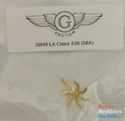 GFM35018 1:350 G-Factor Los Angeles Class SSN Propeller (DRA kit ...