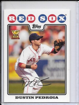 2008 Topps Update Baseball DUSTIN PEDROIA (Red Sox) **Rookie Card**#229 ...