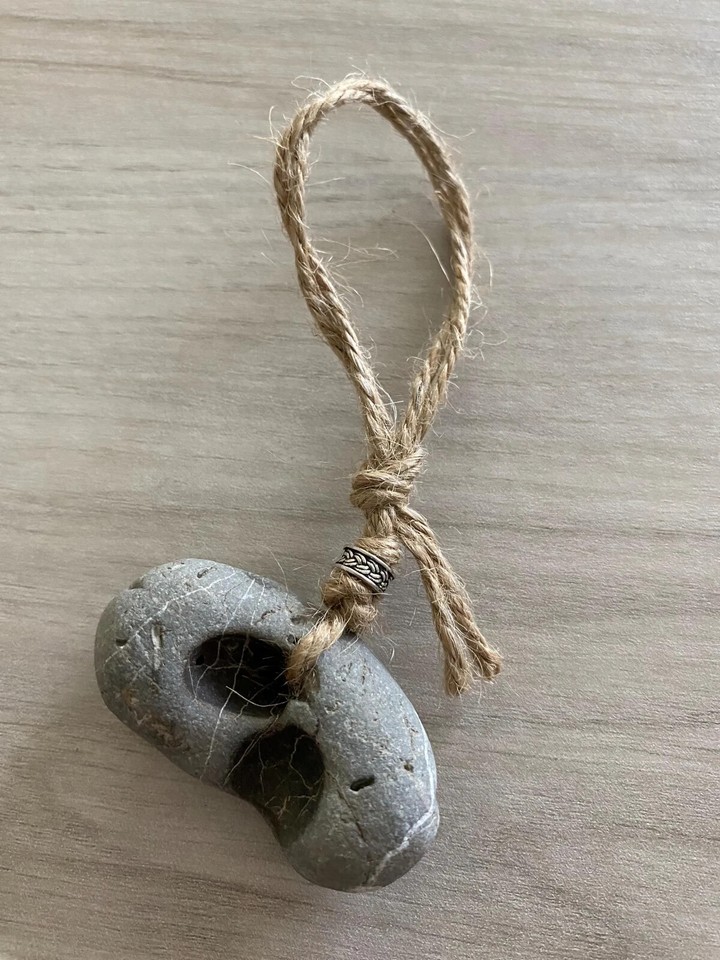 Hag Stone Talisman Holey Stone Amulet Protection Stones Odin Stone ...