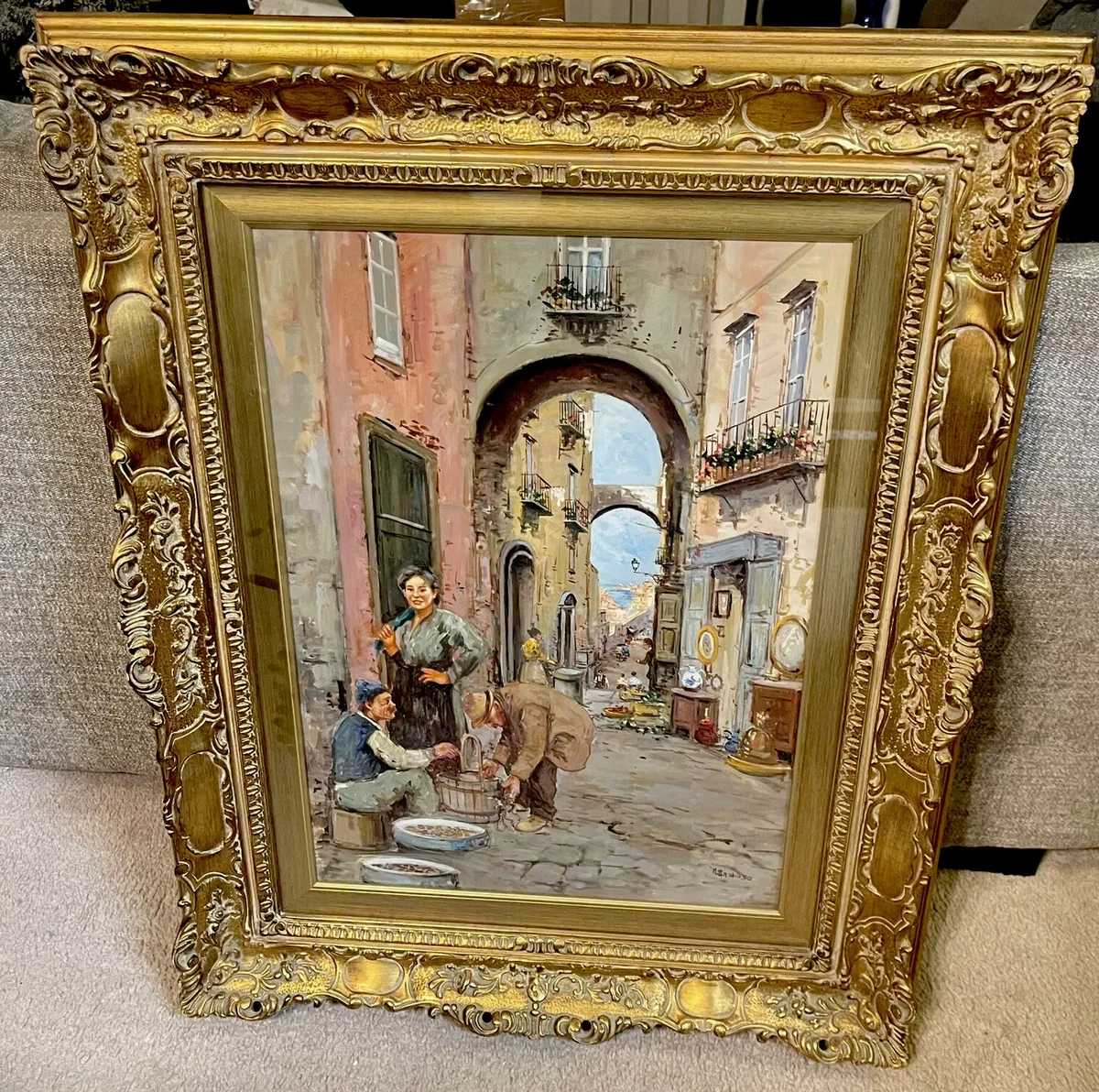 Italian Street Scene Paintings