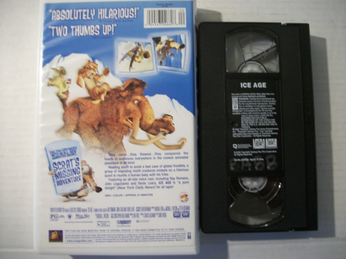 Ice Age- Vhs 2002