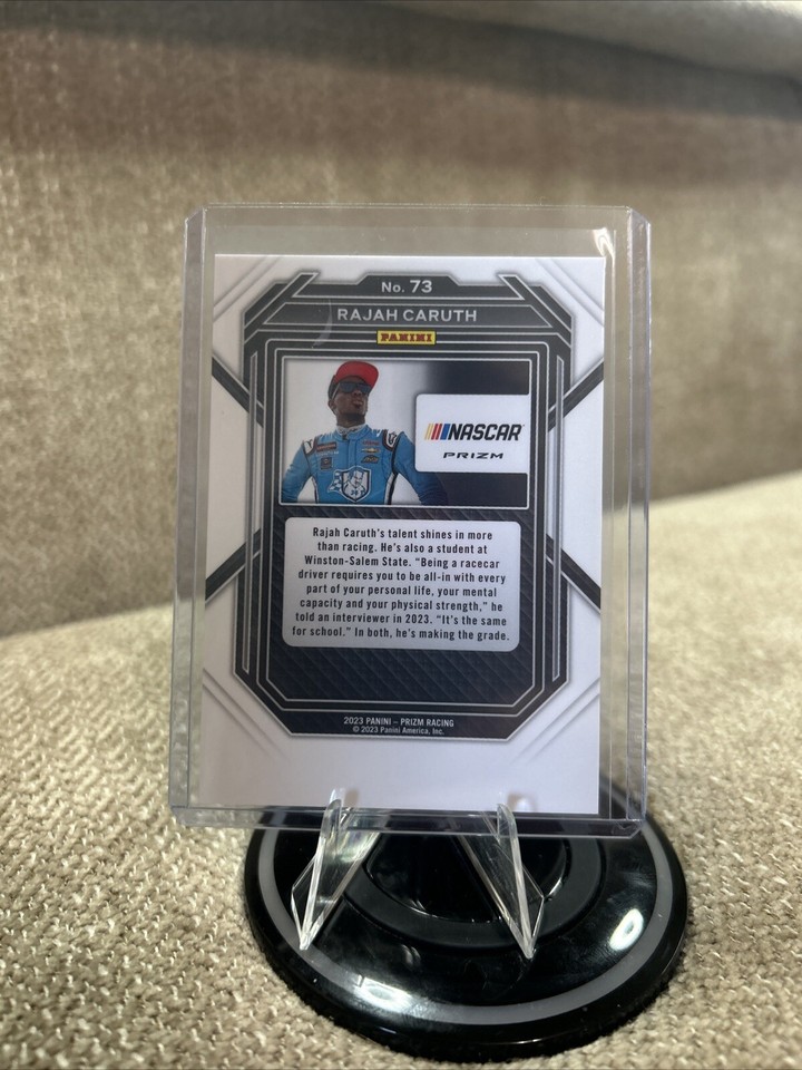 2023 Panini Prizm - Blue & Carolina Blue Hyper Prizm #73 Rajah Caruth ...