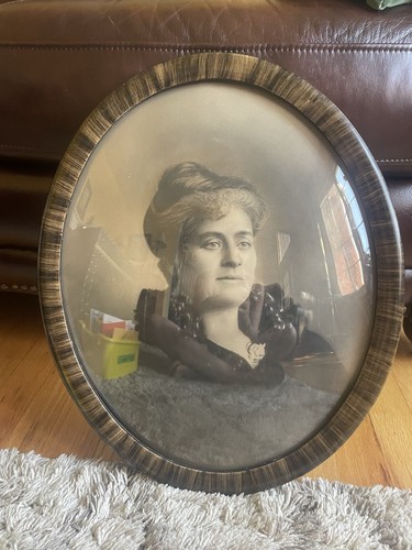 Oval Tiger wood Frame 18X14 | eBay