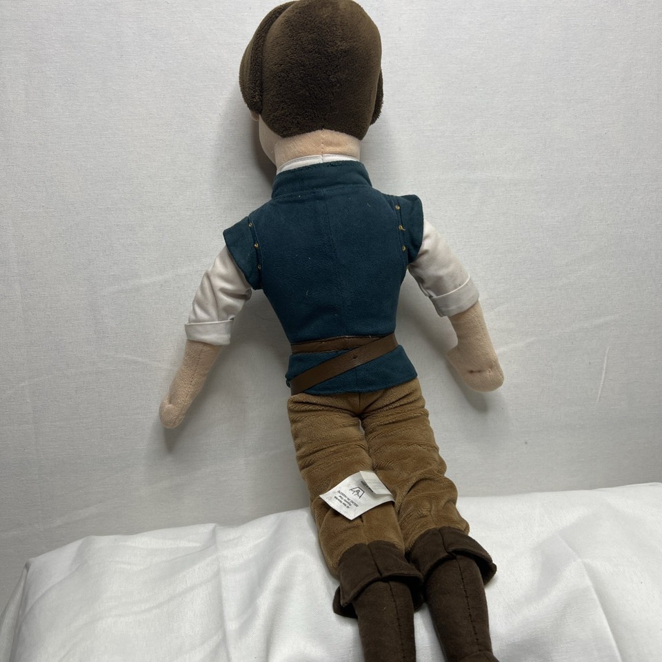 Disney Store Flynn Rider Prince Tangled Rapunzel Large 22" Plush ...
