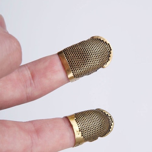 2PCS Sewing Tools Finger Protector Finger Guard Thimble Ring Hand ...