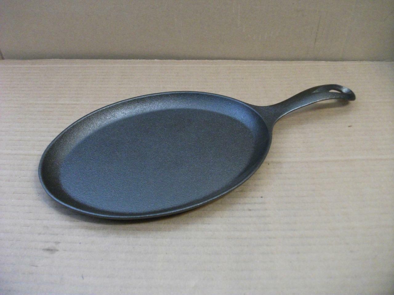 Tomlinson Oval Skillet/Griddle with Handle 10" x 7" Cast Iron ** | eBay