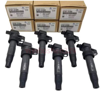 6PC Genuine Ignition Coil For 2006-2015 Hyundai Kia 3.3L 3.5L 3.8L ...