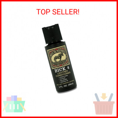 Bick 4 Leather Conditioner and Leather Cleaner 2 oz - Will Not Darken ...