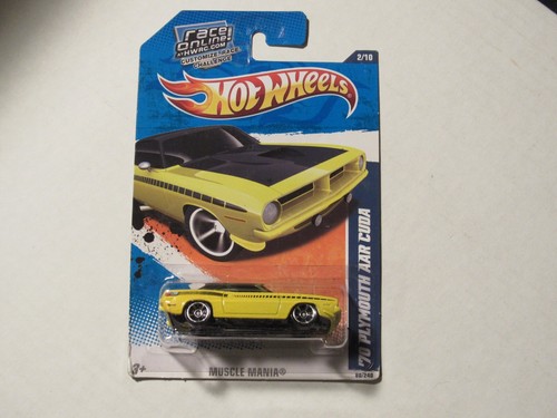Hot Wheels 2010 70 Plymouth AAR Cuda #080 Yellow New Sealed | eBay