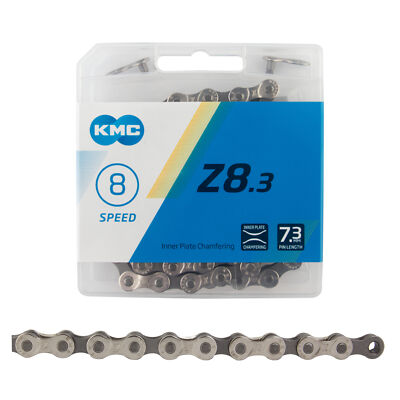 KMC Z8.3 Chain - 8-Speed, 116 Links, Gray | eBay