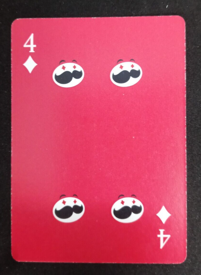 2022 Pringles Swap Playing Card 4 Diamonds | eBay