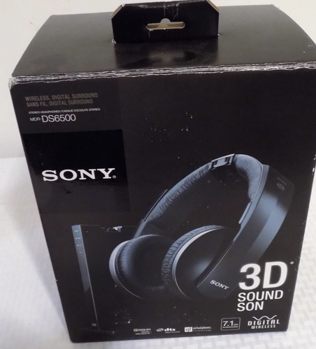 SONY MDR-DS6500 TV Headphones - 7.1 3D Surround Sound - Digital ...