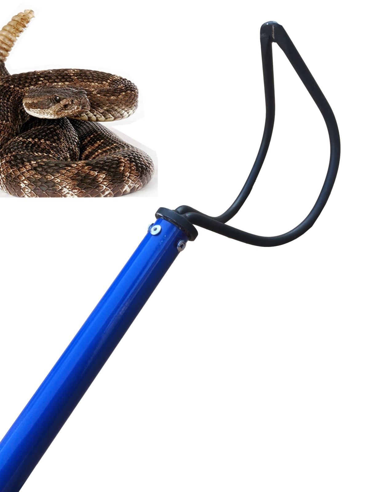 HP ADJUSTABLE Snake Hook Pick up Handling Catching Reptile Jigger Steel ...