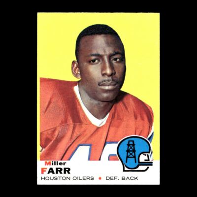Miller Farr 1969 Topps Houston Oilers #50 Vintage Football! | eBay