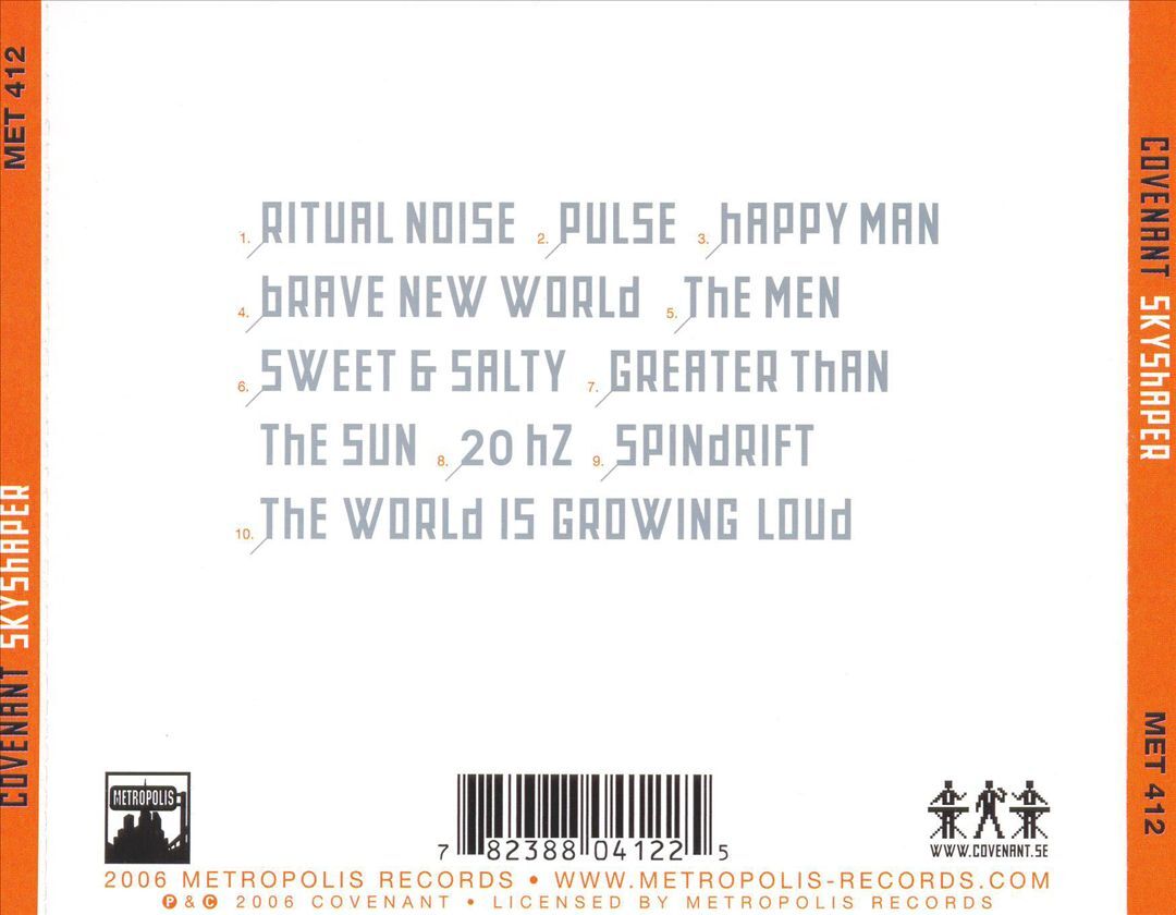 COVENANT (SWEDEN) - SKYSHAPER NEW CD 782388041225 | eBay
